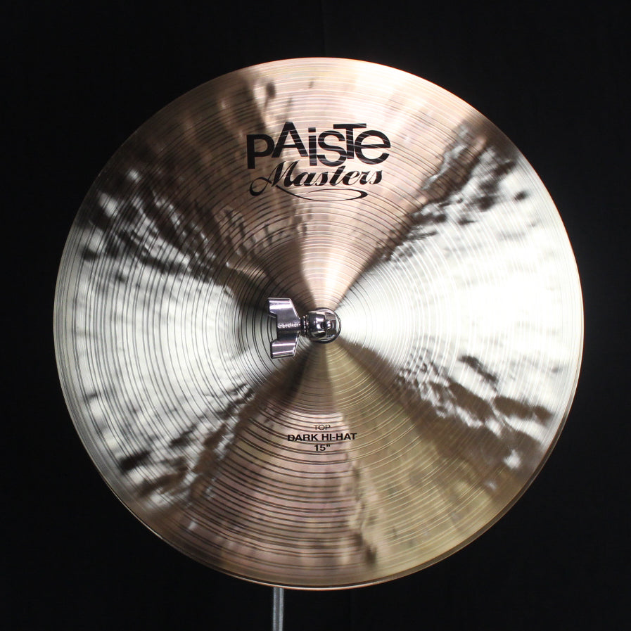 Paiste 15" Masters Dark Hi Hats - 915g/1376g – The Drum Shop