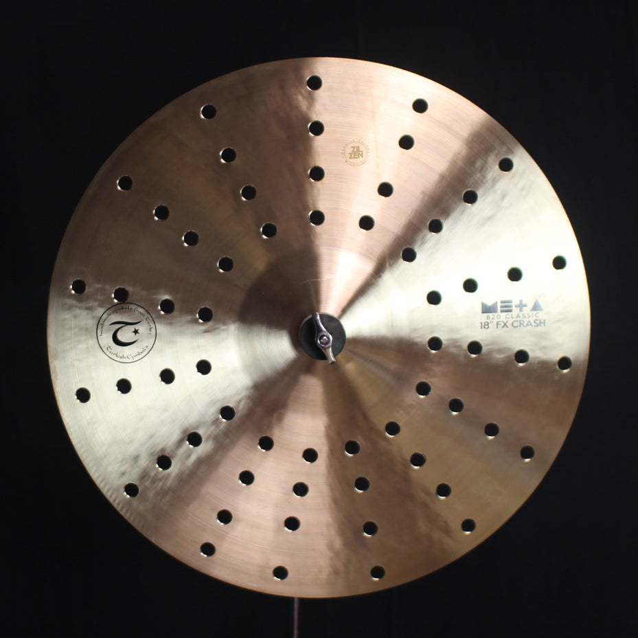 Turkish 18" Meta Classic FX Crash - 1364g – The Drum Shop