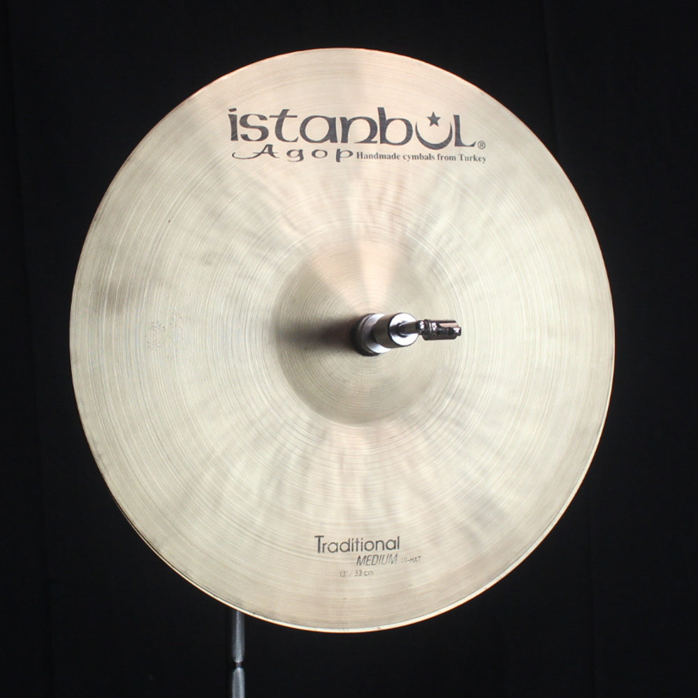 Istanbul Agop 13" Traditional Medium Hi Hats - 791g/896g – The Drum Shop
