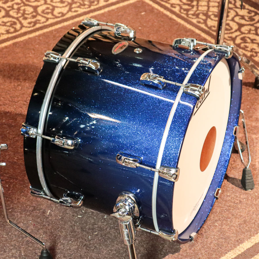 Pearl Reference Ultra Blue Fade Lacquer Drum Set - 20x14, 12x8, 14x14 ...